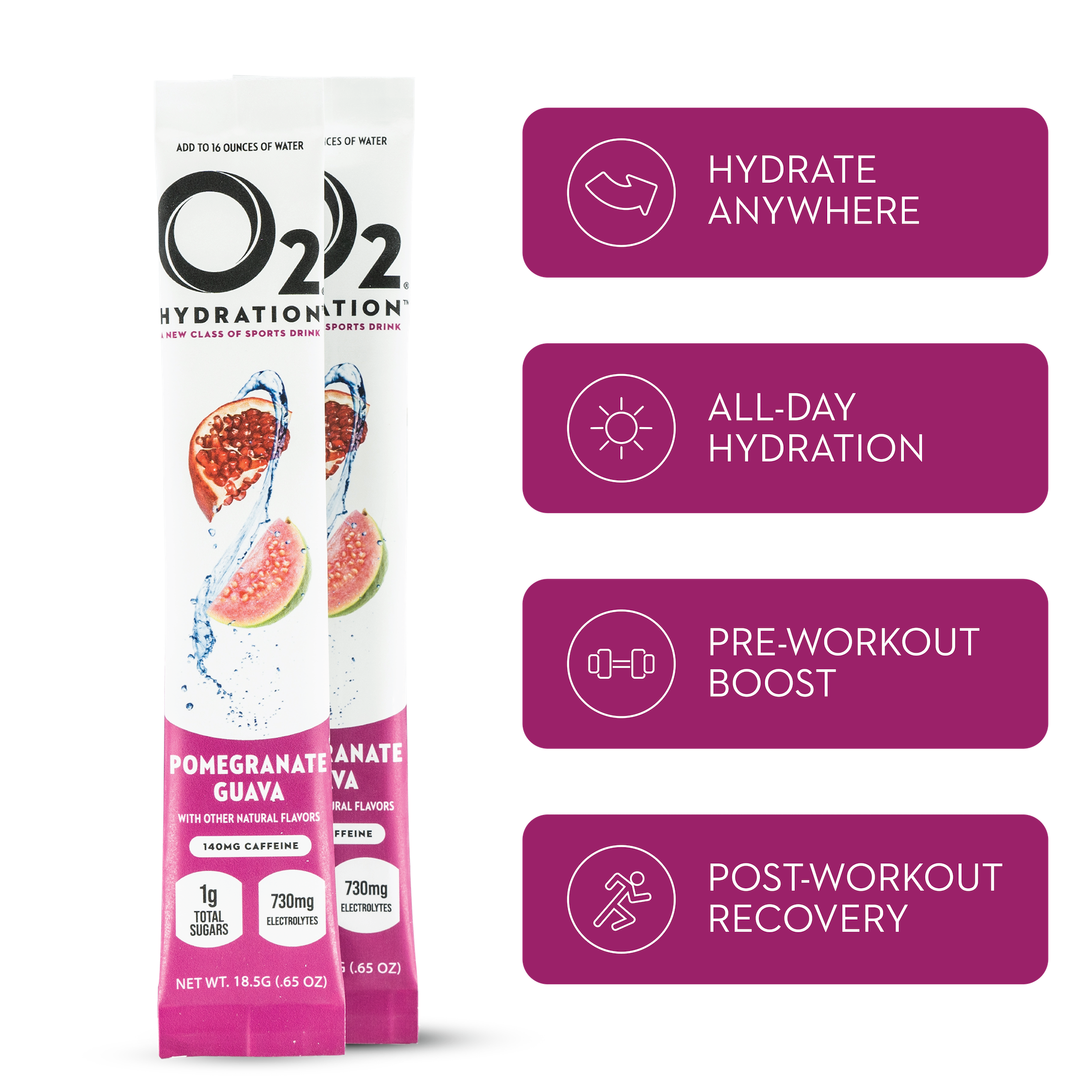 Pomegranate Guava – O2 Hydration